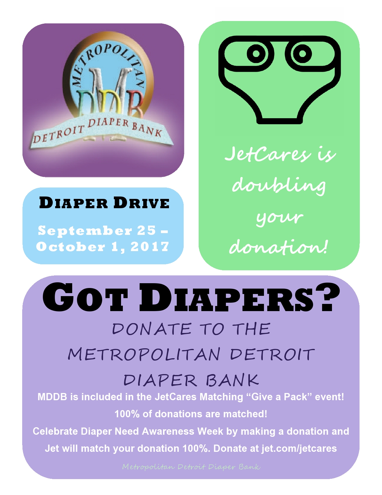 MDDB flyer Give a Pack Diaper Need Awarness Week 2017 – Metropolitan ...